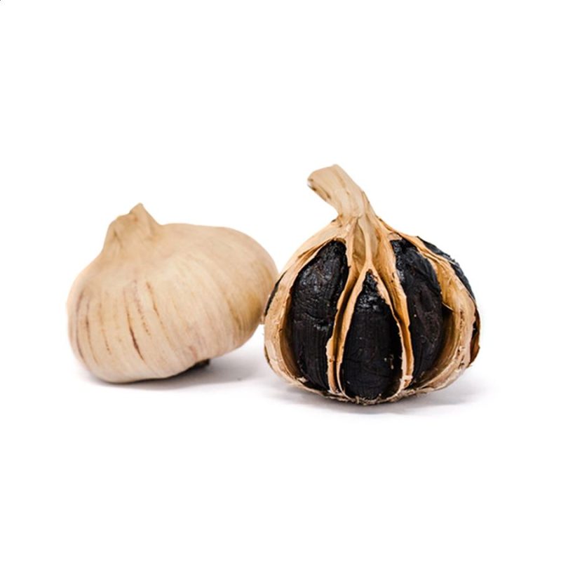 Cabeza de ajo negro orgánico XXL – Verde con Sol